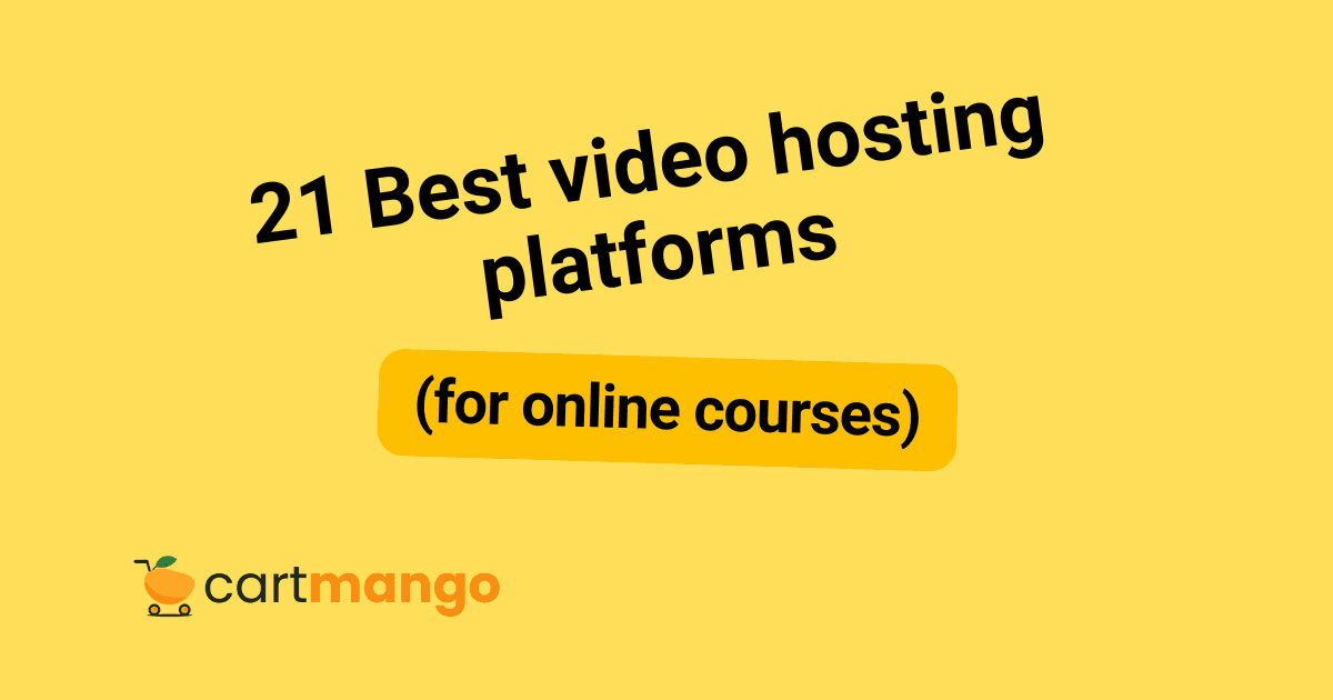 21 Best video hosting platforms for online courses in 2024