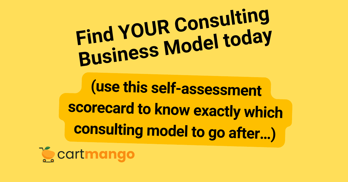 Find YOUR Consulting Business Model today